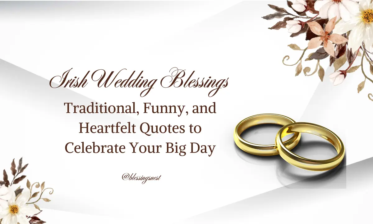 Irish Wedding Blessings: Traditional, Funny, and Heartfelt Quotes to ...