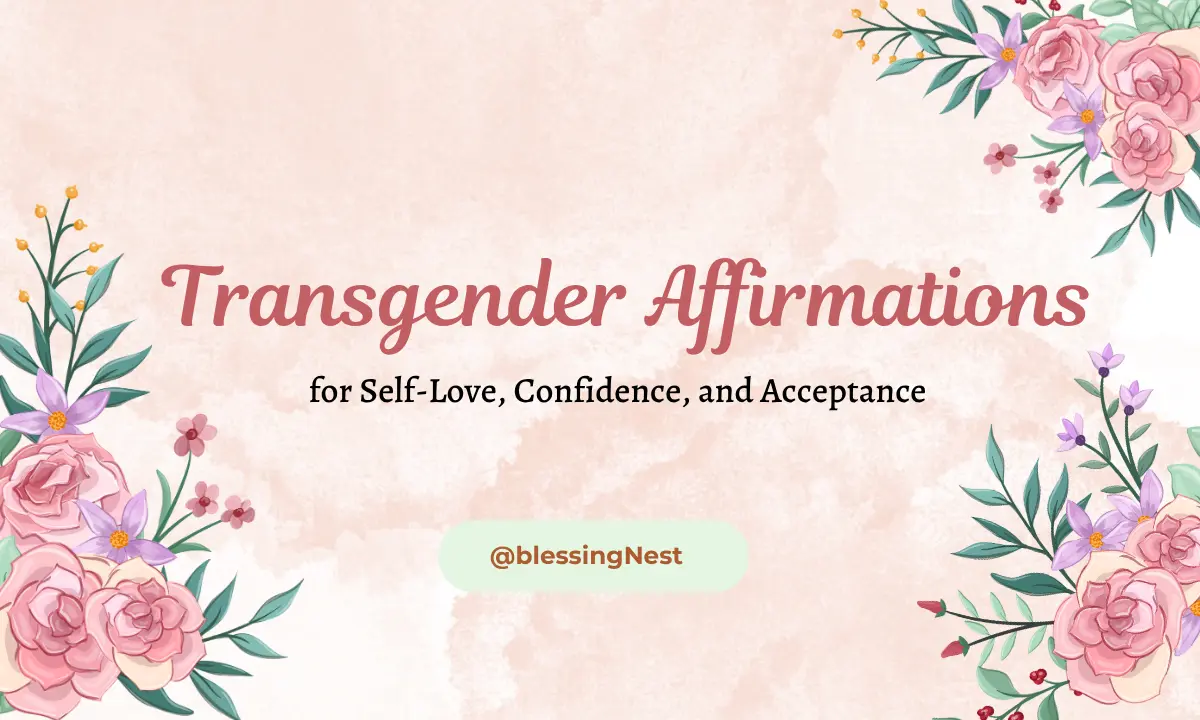 50 Transgender Affirmations for Self-Love, Confidence, and Acceptance ...